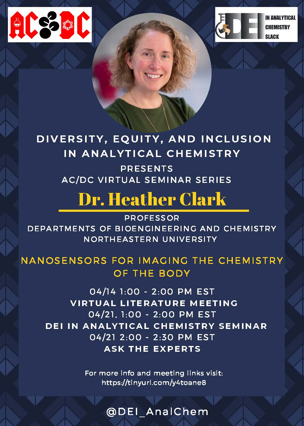 April 2021 Seminar!! – DEI in Analytical Chemistry Slack