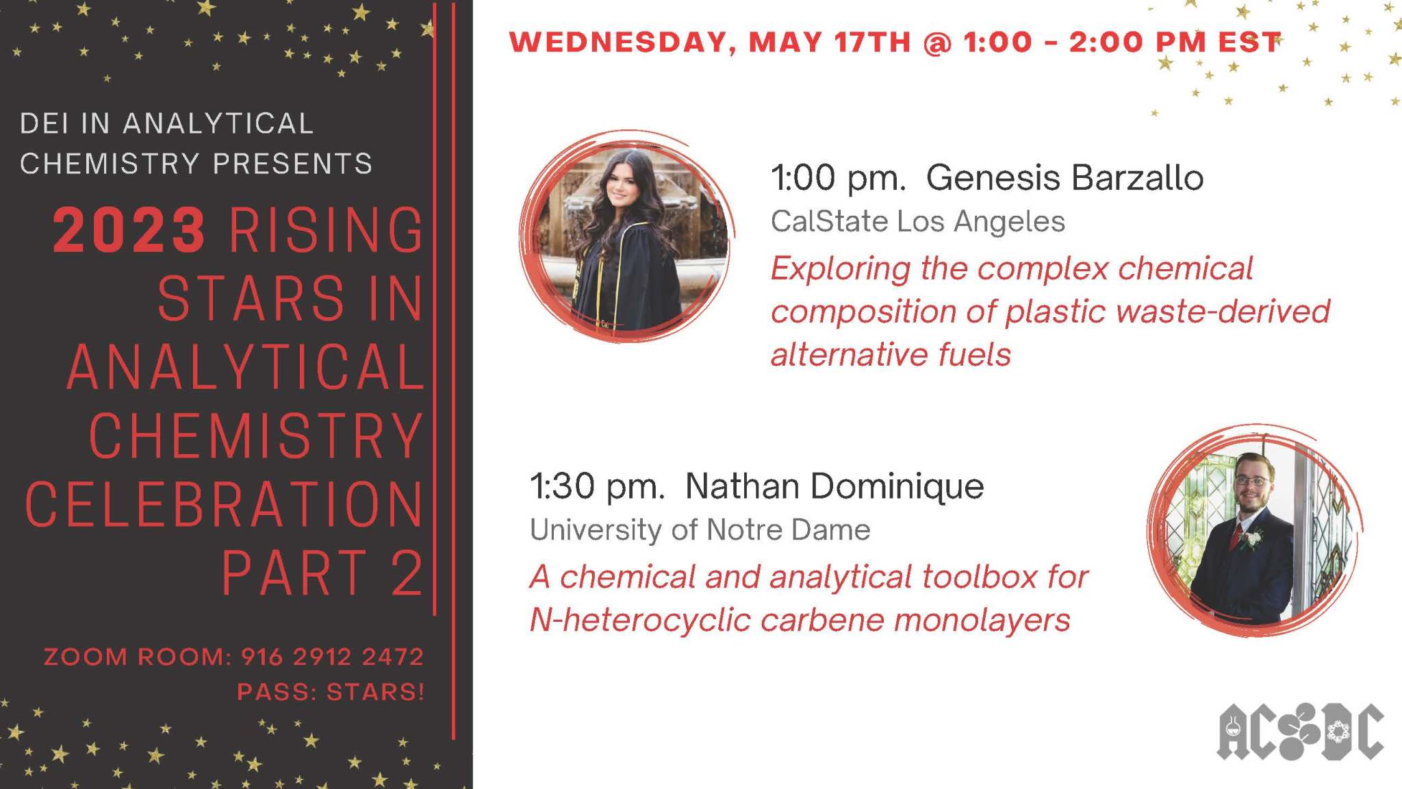 Congrats Rising Stars 2023!!! – DEI in Analytical Chemistry Slack